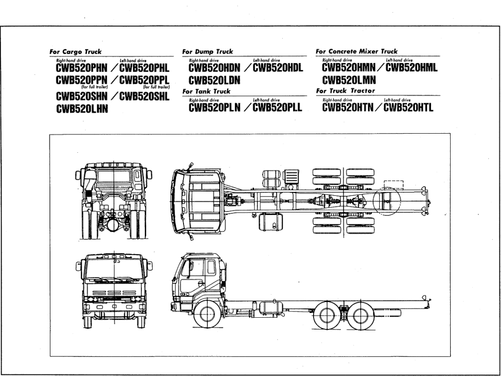 Nissan Truck Parts - CWB520 RF8 Diesel Engine | Maxindo